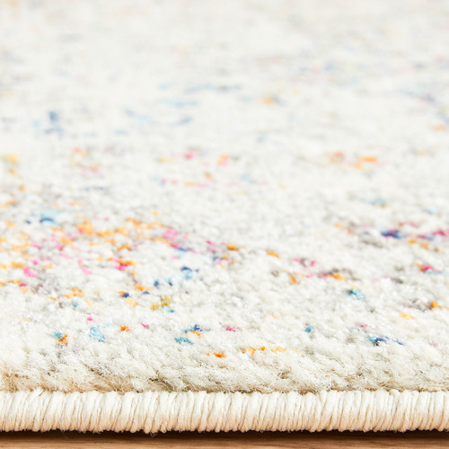 Network Rugs Cream Vintage-Style Transitional Distressed Runner ...