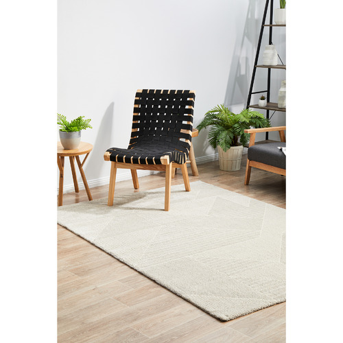 Network Rugs Grey Geometric Rug | Temple & Webster