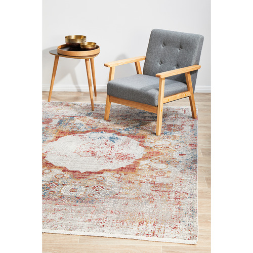 Network Rugs Terracotta Bamboo Silk & Acrylic Rug | Temple & Webster