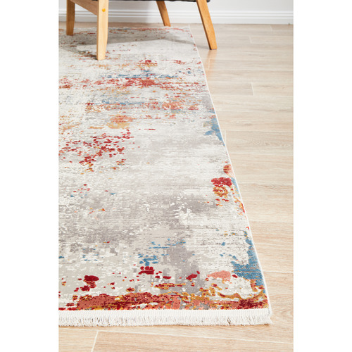 Network Rugs Grey Bamboo Silk & Acrylic Rug | Temple & Webster