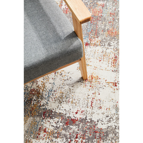 Network Rugs Grey Bamboo Silk & Acrylic Rug | Temple & Webster