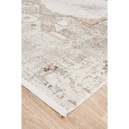 Network Rugs Stone Bamboo Silk & Acrylic Rug | Temple & Webster