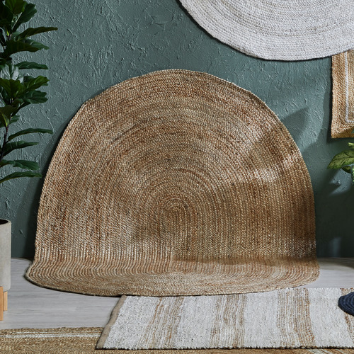 Network Natural & White Zoticus Hand-Braided Jute Rug & Reviews ...