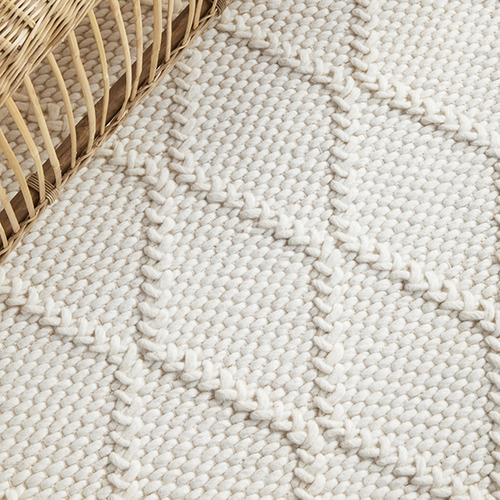 Network Rugs Mia Hand-Loomed Wool-Blend Rug | Temple & Webster