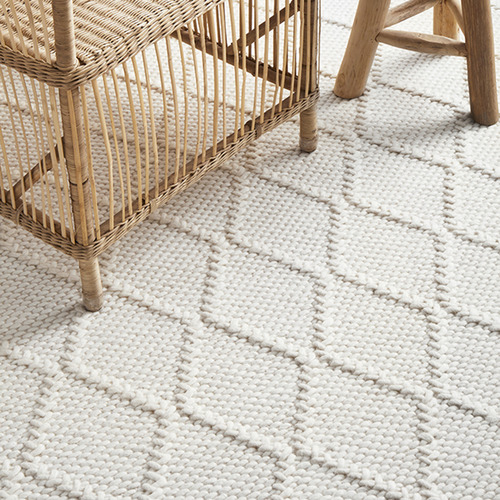Network Rugs Mia Hand-Loomed Wool-Blend Rug | Temple & Webster