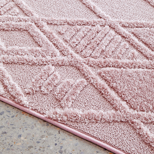 Network Rugs Pink Nina Contemporary Rug | Temple & Webster