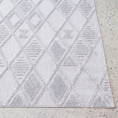 Network Rugs Silver Nina Contemporary Rug | Temple & Webster