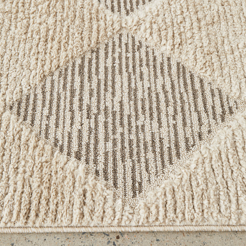 Network Rugs Beige Portis Contemporary Rug | Temple & Webster