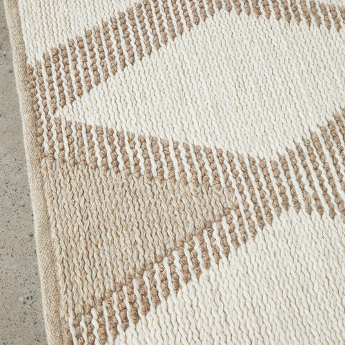 Pressa Hand-Woven Wool-Blend Rug | Temple & Webster