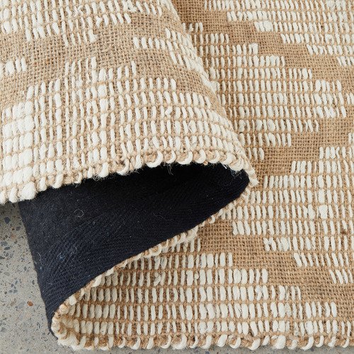 Natural Desmond Hand-Woven Jute Rug | Temple & Webster
