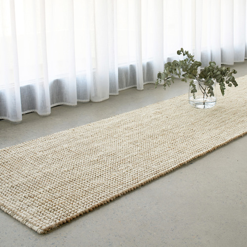 Network Rugs Madras Marlo Hand-Loomed Jute Runner | Temple & Webster
