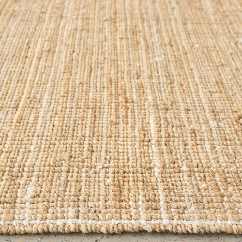 Natural Madras Marlo Hand-Loomed Jute Rug | Temple & Webster