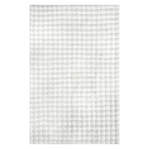 Network Rugs White Bubble Machine Washable Power-Loomed Rug | Temple ...