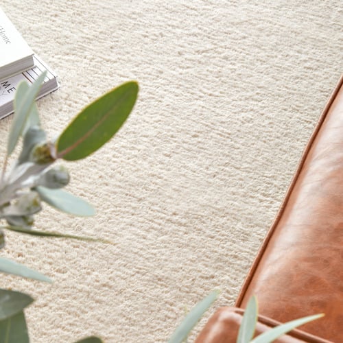 Network Rugs Beige Cleo Ultra Plush Machine Washable Rug | Temple & Webster