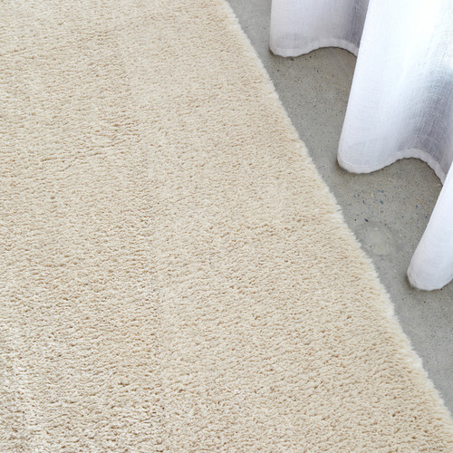 Network Rugs Beige Cleo Ultra Plush Machine Washable Rug | Temple & Webster