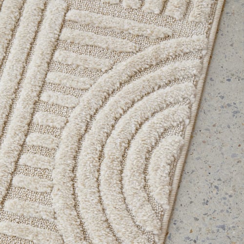 Network Rugs Natural Elowen Contemporary Runner | Temple & Webster