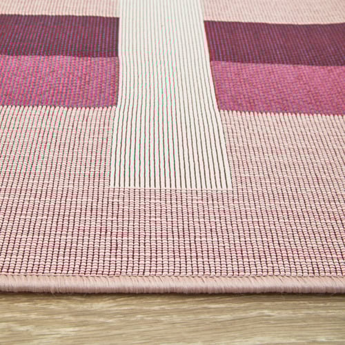 Pink Lattice Indoor/Outdoor Rug | Temple & Webster