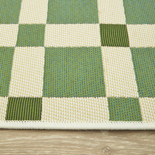 Green Clement Indoor/Outdoor Rug | Temple & Webster