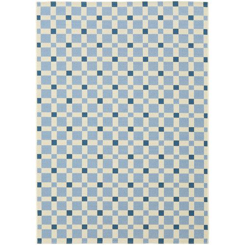 Blue Clement Indoor/Outdoor Rug | Temple & Webster