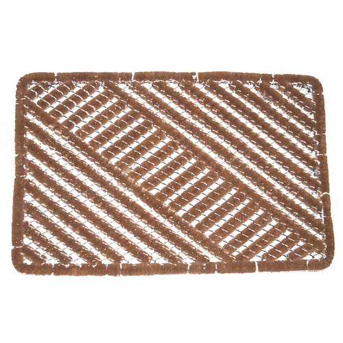 WelcomeWeave Coir Wire Door Mat | Temple & Webster