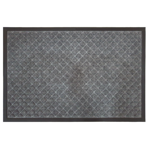 Grey Diamond Doormat | Temple & Webster
