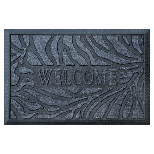 Light Grey Welcome Doormat | Temple & Webster