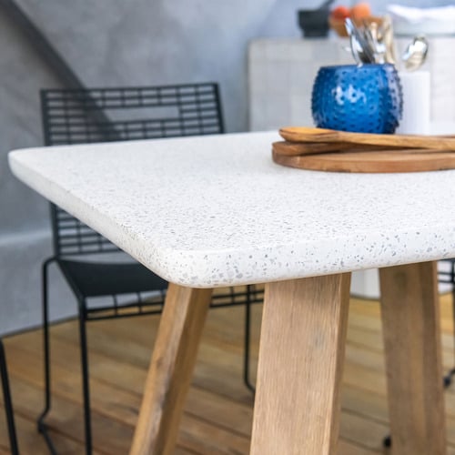 Terrazzo Square Outdoor Dining Table | Temple & Webster