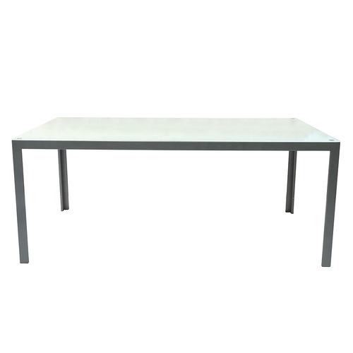 Dali Rectangular Aluminium Outdoor Dining Table | Temple & Webster