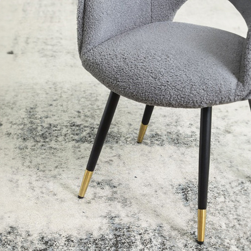 Quillon Sherpa Dining Chairs | Temple & Webster