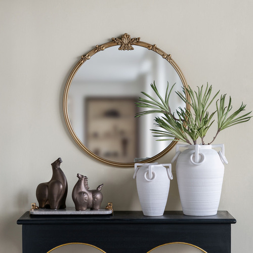 Elegant Designs Eleanor Round Mirror | Temple & Webster