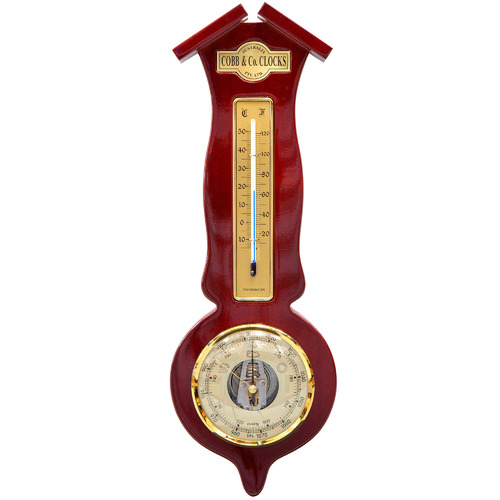 Cobb & Co. Clocks Australia Roof Style Wooden Weather Station | Temple ...