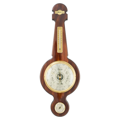 Large Gloss Finish Banjo Pine Wood Weather Station | Temple & Webster