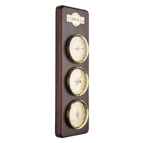 Small Satin Finish 3-in-1 Barometer | Temple & Webster