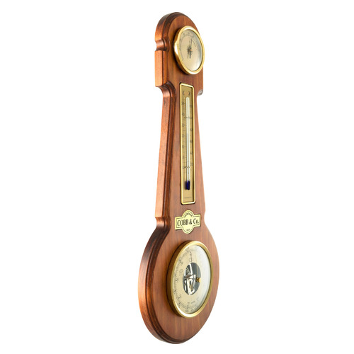 Small Satin Finish Pine Wood Weather Station | Temple & Webster