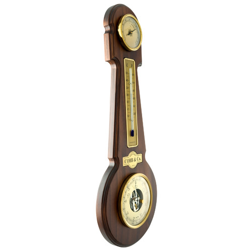 Small Satin Finish Pine Wood Weather Station | Temple & Webster