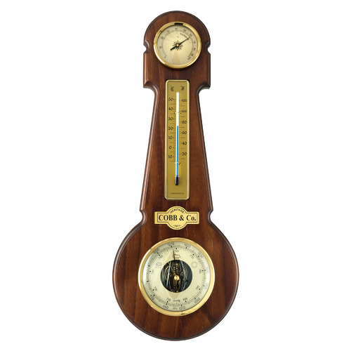Small Satin Finish Pine Wood Weather Station | Temple & Webster