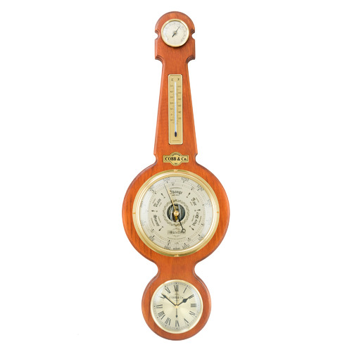 Large Satin Finish Pine Wood Weather Station | Temple & Webster