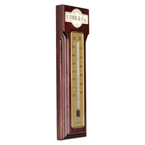 Cobb & Co. Clocks Australia Gloss Finish Pine Wood Thermometer | Temple ...
