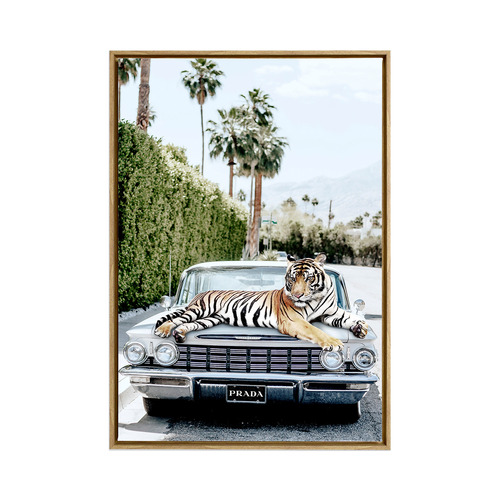 A La Mode Studio Chilled Out Framed Canvas Wall Art | Temple & Webster