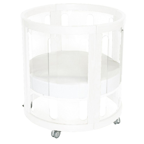 Babyhood Kaylula Sova Cot Clear & Mattress | Temple & Webster