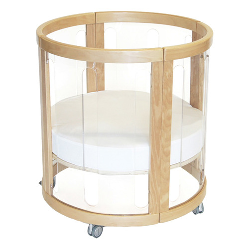 Babyhood Kaylula Sova Cot Clear & Mattress | Temple & Webster