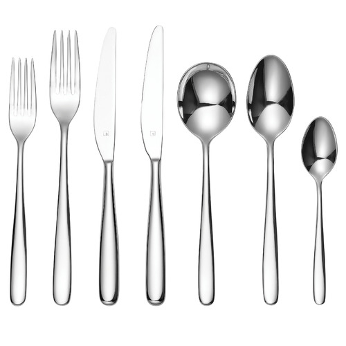 Tablekraft 56 Piece Tablekraft Aero Dawn Stainless Steel Cutlery Set ...