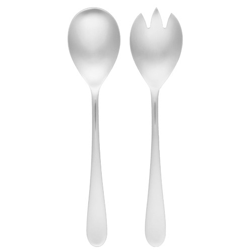 Tablekraft 2 Piece Tablekraft Luxor Stainless Steel Salad Server Set ...