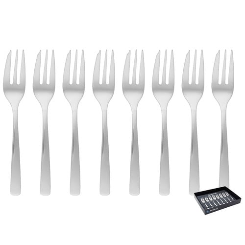 Tablekraft Tablekraft Amalfi Stainless Steel Cake Forks | Temple & Webster