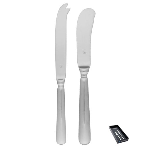 Tablekraft 2 Piece Tablekraft Bogart Stainless Steel Cheese & Pate ...