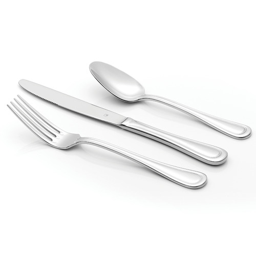 32 Piece Tablekraft Oxford Stainless Steel Cutlery Set | Temple & Webster