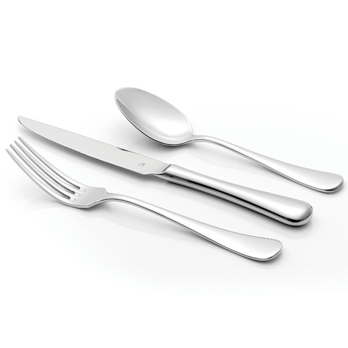 24 Piece Tablekraft Gable Stainless Steel Cutlery Set | Temple & Webster