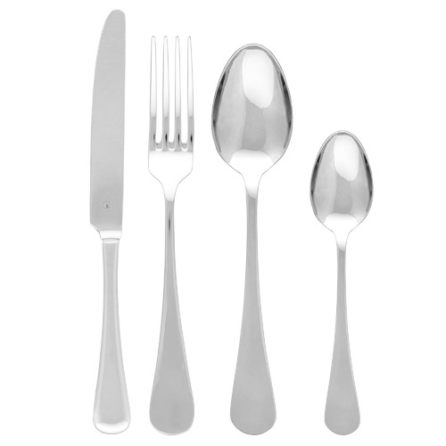 24 Piece Tablekraft Gable Stainless Steel Cutlery Set | Temple & Webster