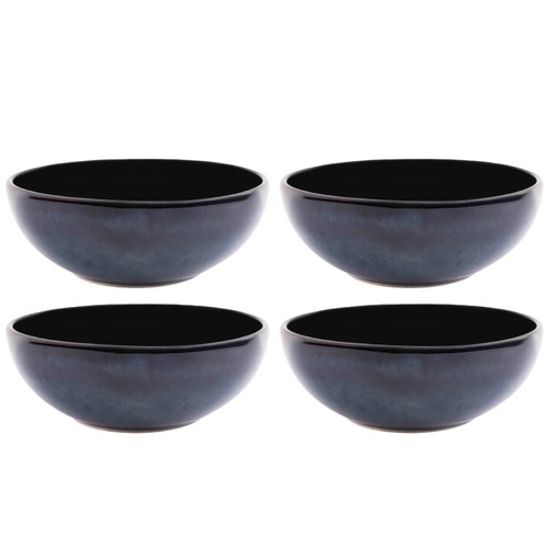 Midnight Blue Artistica 16cm Cereal Bowls | Temple & Webster