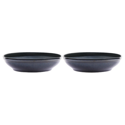 Tablekraft Midnight Blue Artistica 23cm Pasta Bowls | Temple & Webster